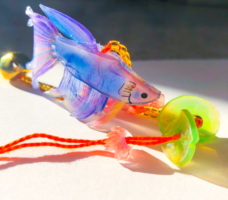 INTERMEDIATE Level - Shrinky Dink Lucky Betta Fish Charm Template - Etsy