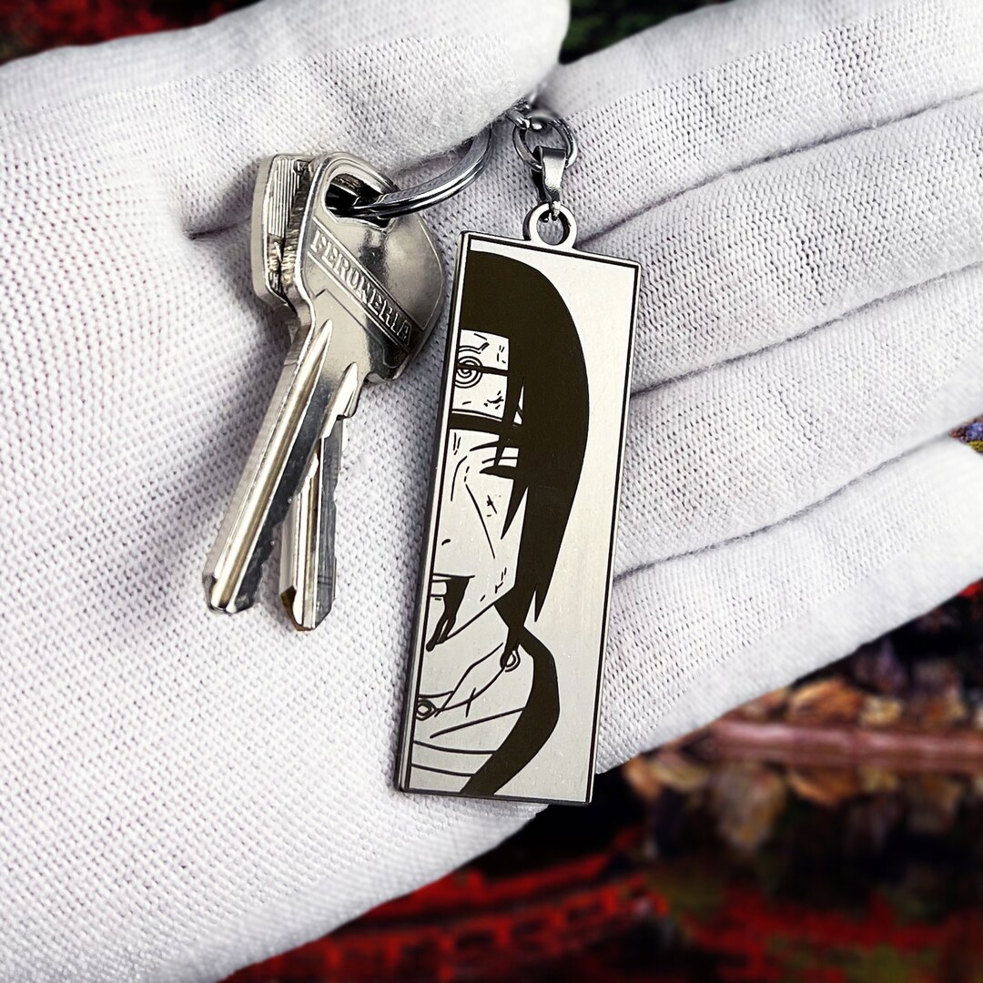 Itachi & Sasuke Keychain Made Out of Stainless Steel - Etsy