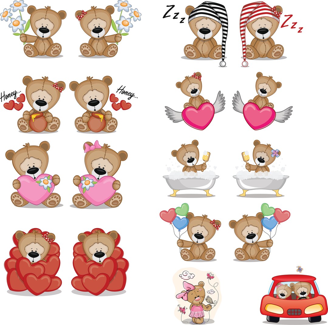 18 Love Raggedy Bears - Etsy