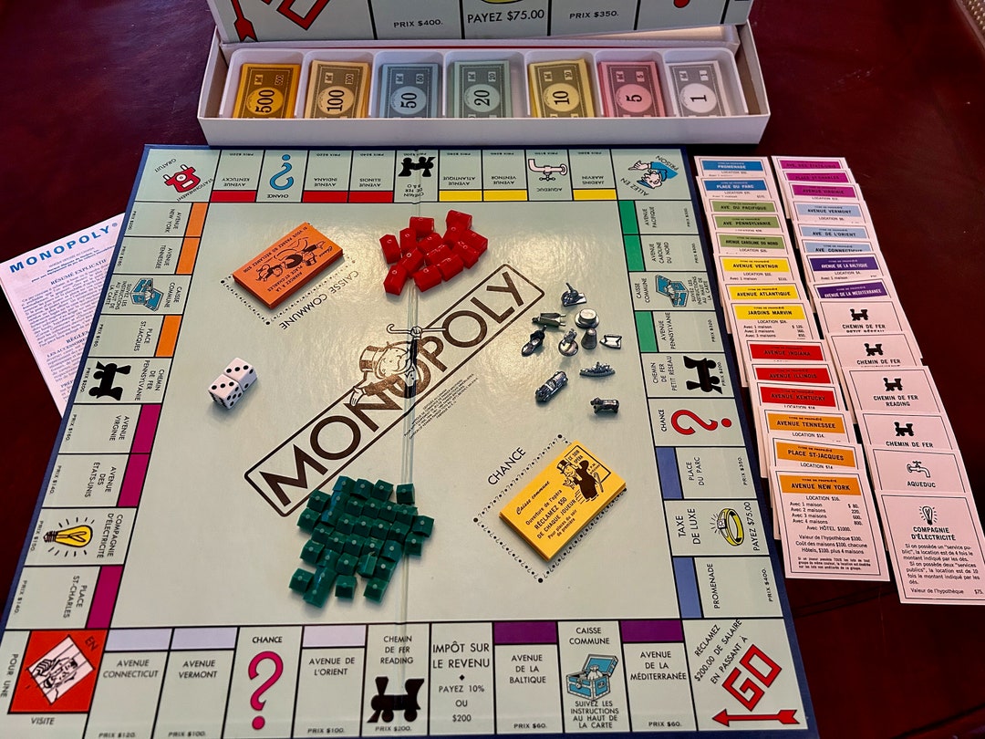 Monopoly Francais Board Game French Version Real Estate Trading Game ...