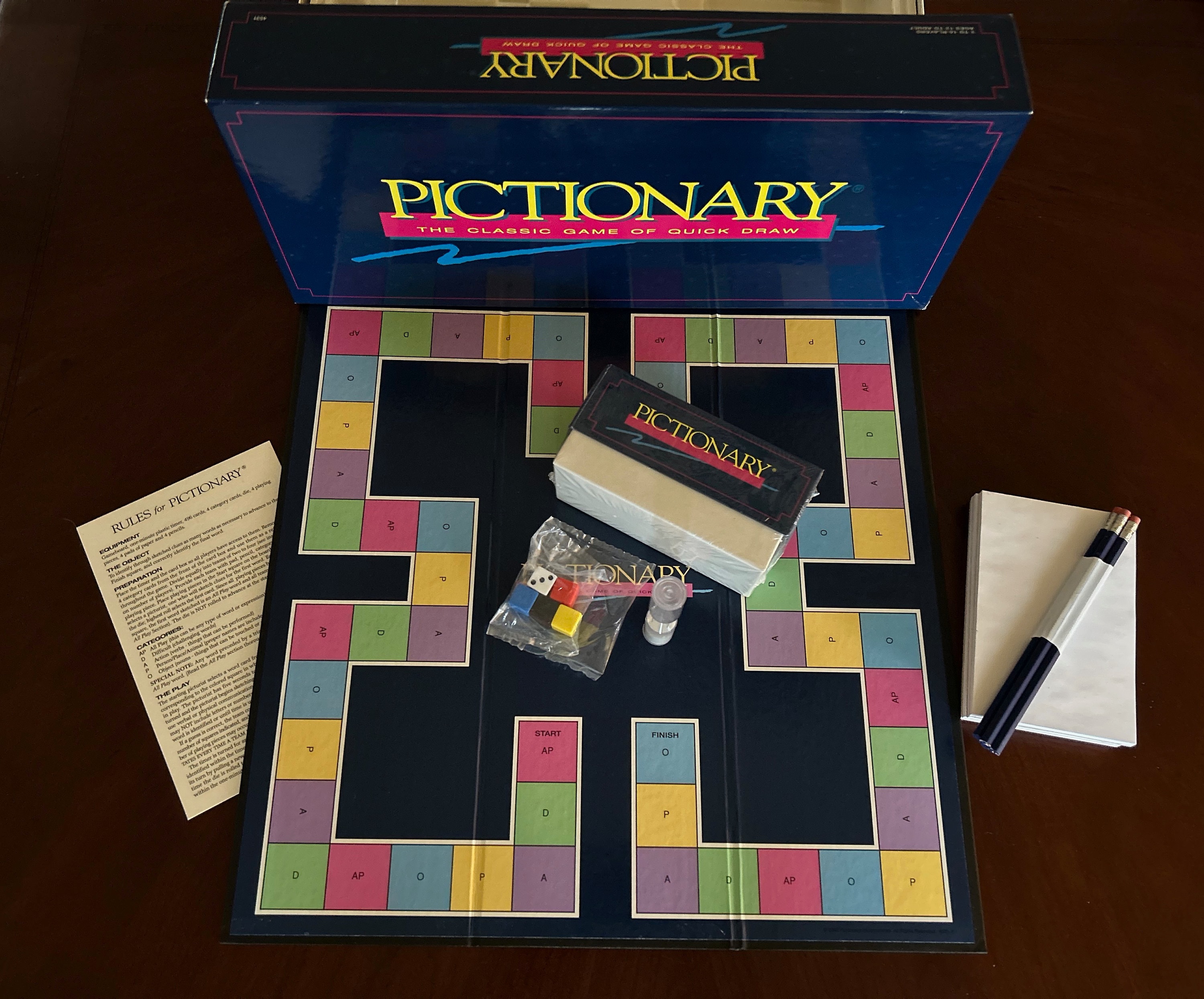 Pictionary Board Game Drawing Game by Pictionary Inc. Vintage - Etsy