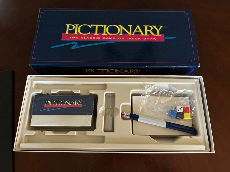 Pictionary Board Game Drawing Game by Pictionary Inc. Vintage - Etsy