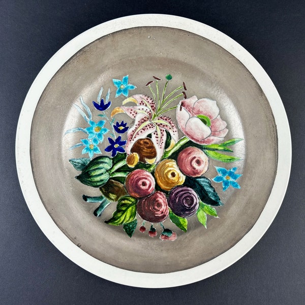 Hand Painted Floral - Etsy