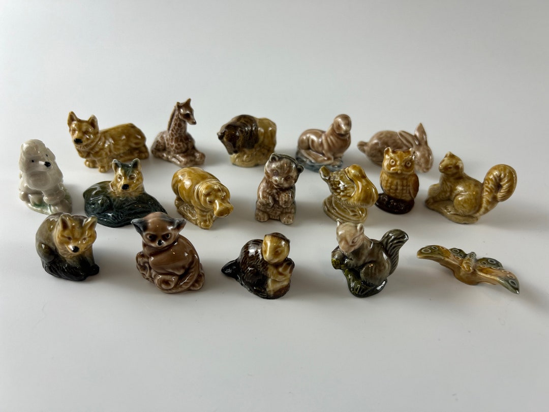 Wade Figurines Assorted Animals Red Rose Tea Wade Whimsies 1970's ...