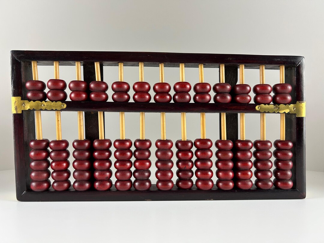 Abacus Ancient Chinese Counting Tool Made of Bamboo, Hardwood, Redwood ...