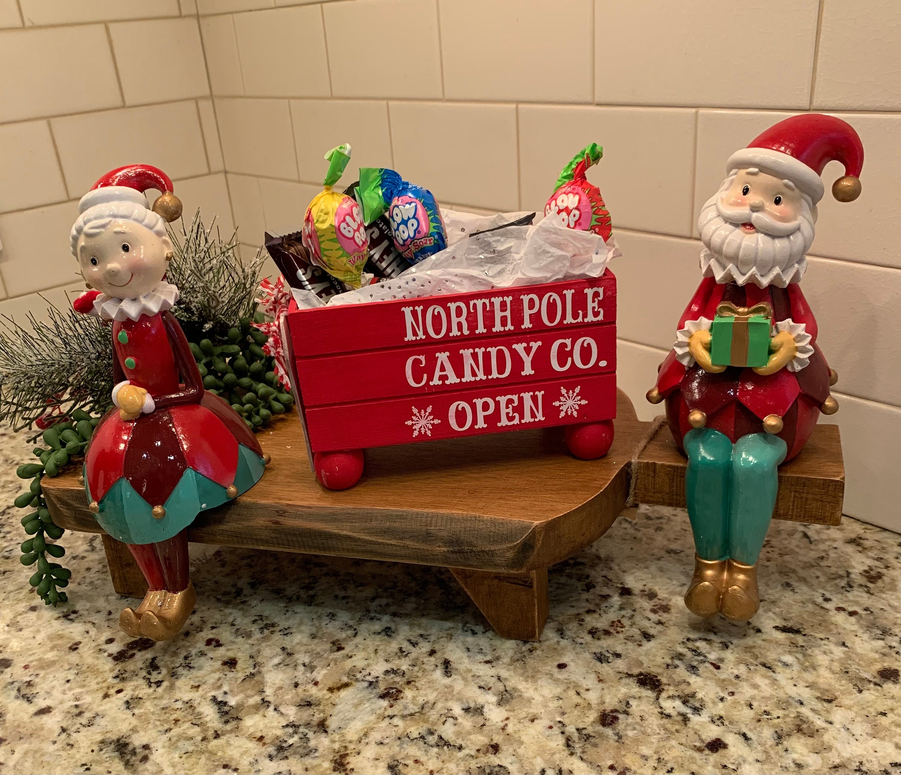 Christmas Mini Wood Crate/holiday Candy Crate - Etsy