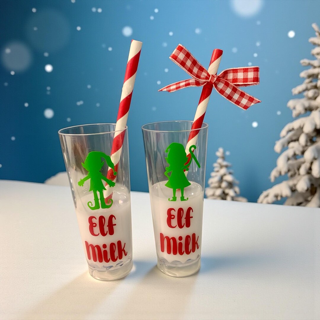 Christmas Mini Elf Milk Set - Etsy