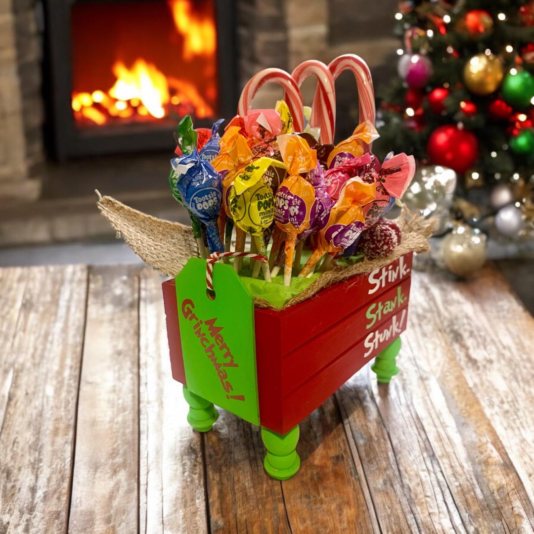 Grinchmas Mini Christmas Crate/ Christmas Tiered Tray Decor - Etsy UK