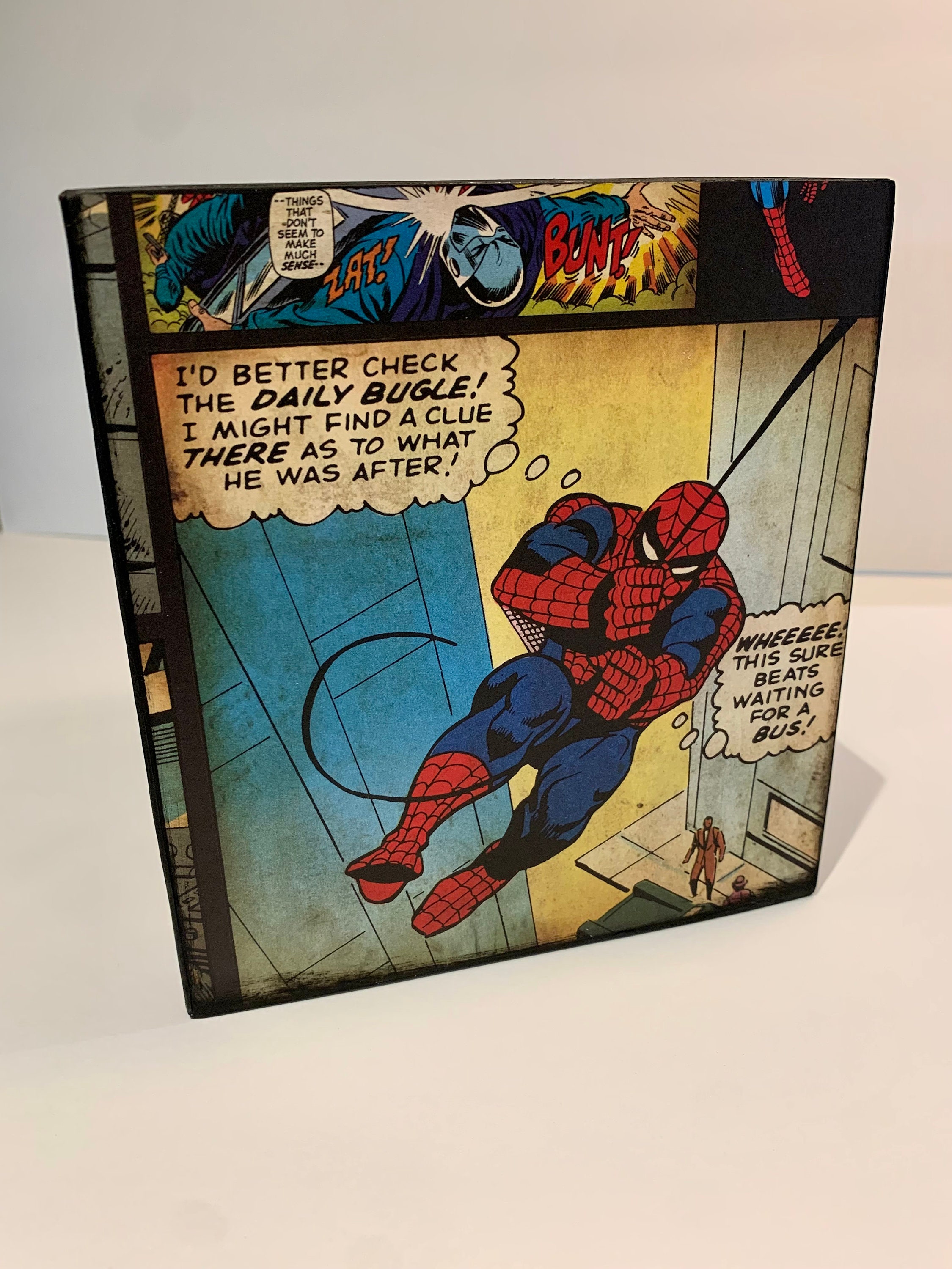 Spiderman Inspired Tissue Box Cover - Etsy