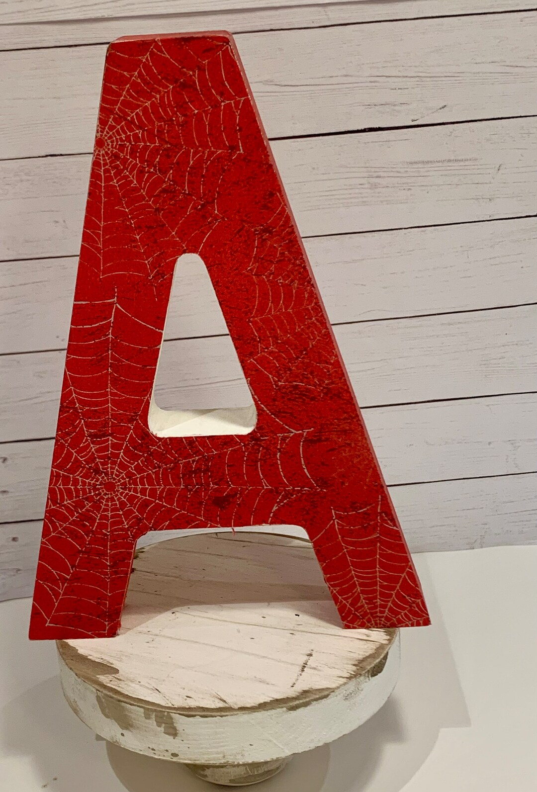 Marvel Inspired Superhero/spider-man Web Freestanding Letter - Etsy