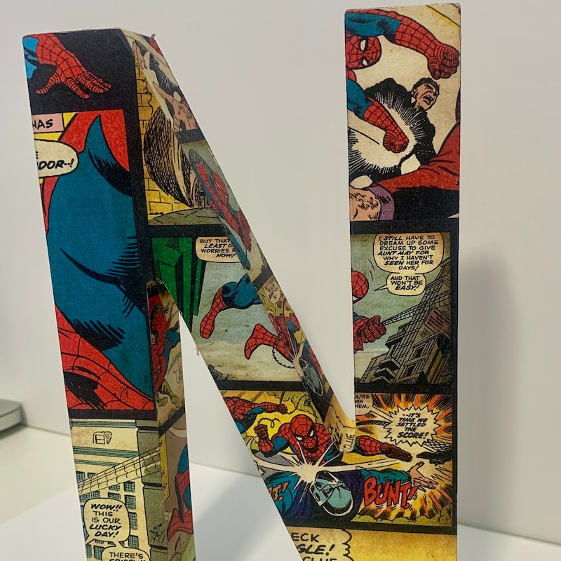 Spiderman Letters - Etsy
