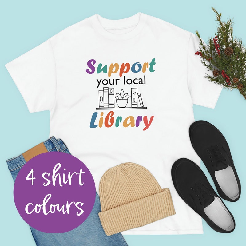 Library Stamp Shirt - Etsy
