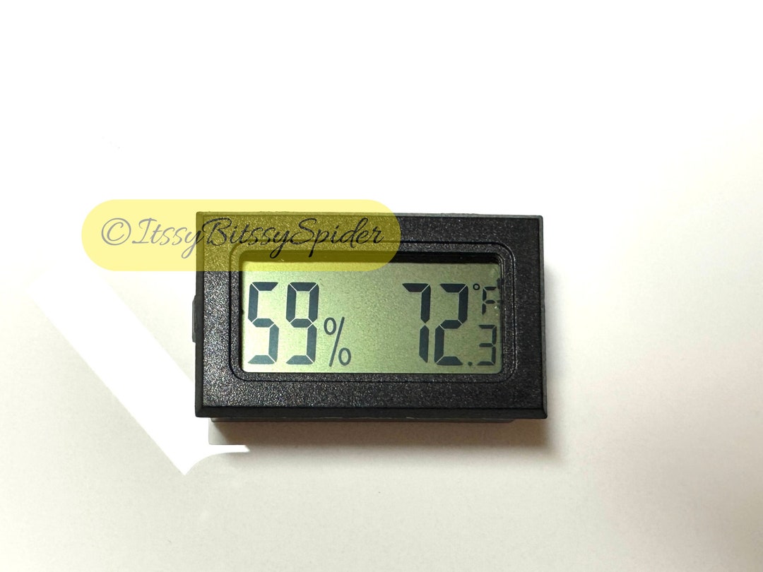 Temperature/humidity Monitor for Spiders,reptiles, Amphibians,inverts ...