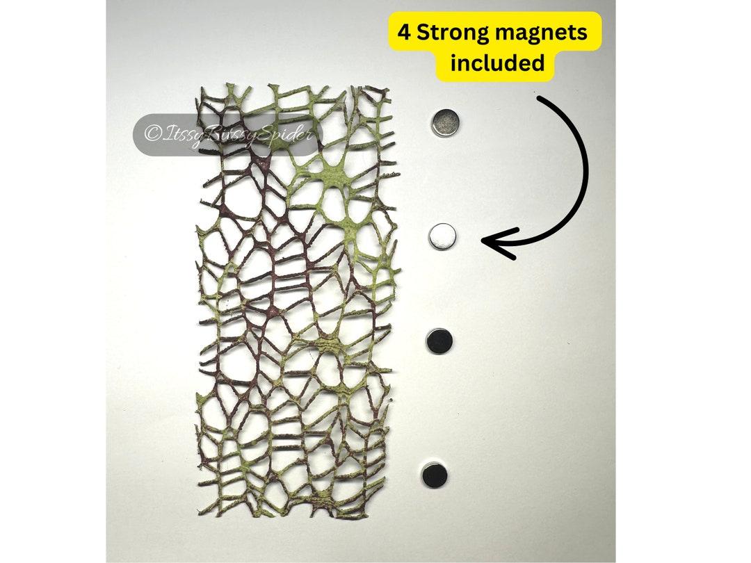 Jumping Spider Webbed Moss Ribbon - Etsy