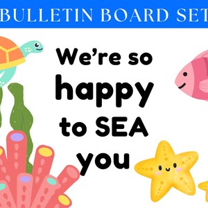Under the Sea Bulletin Board | Ocean Classroom Decor | Sea Animals ...