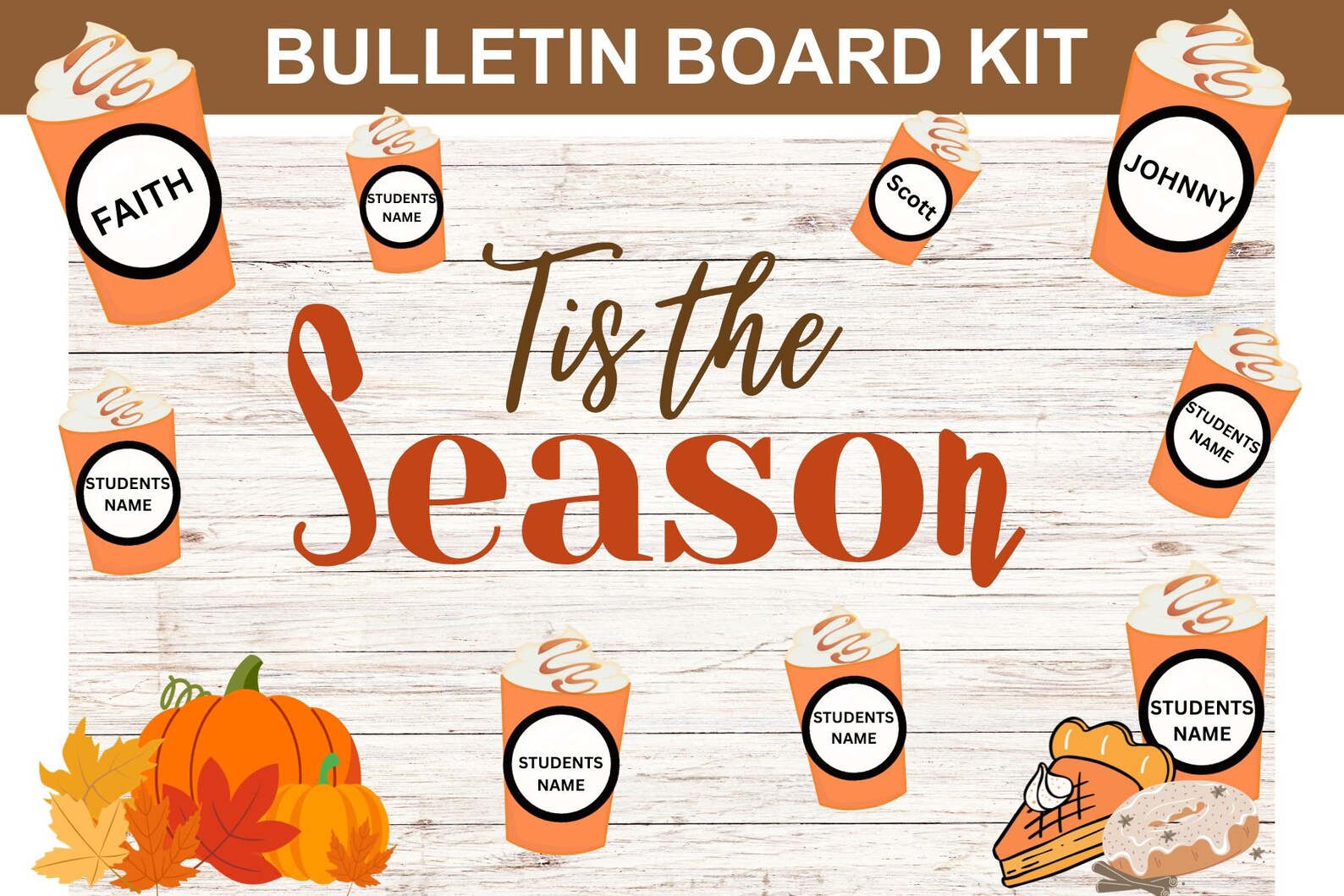 Digital Download Tis the Season Bulletin Board Digital PDF - Etsy