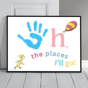 Oh the Places You'll Go Handprint Craft for Kidsdr Seuss Crafts for ...