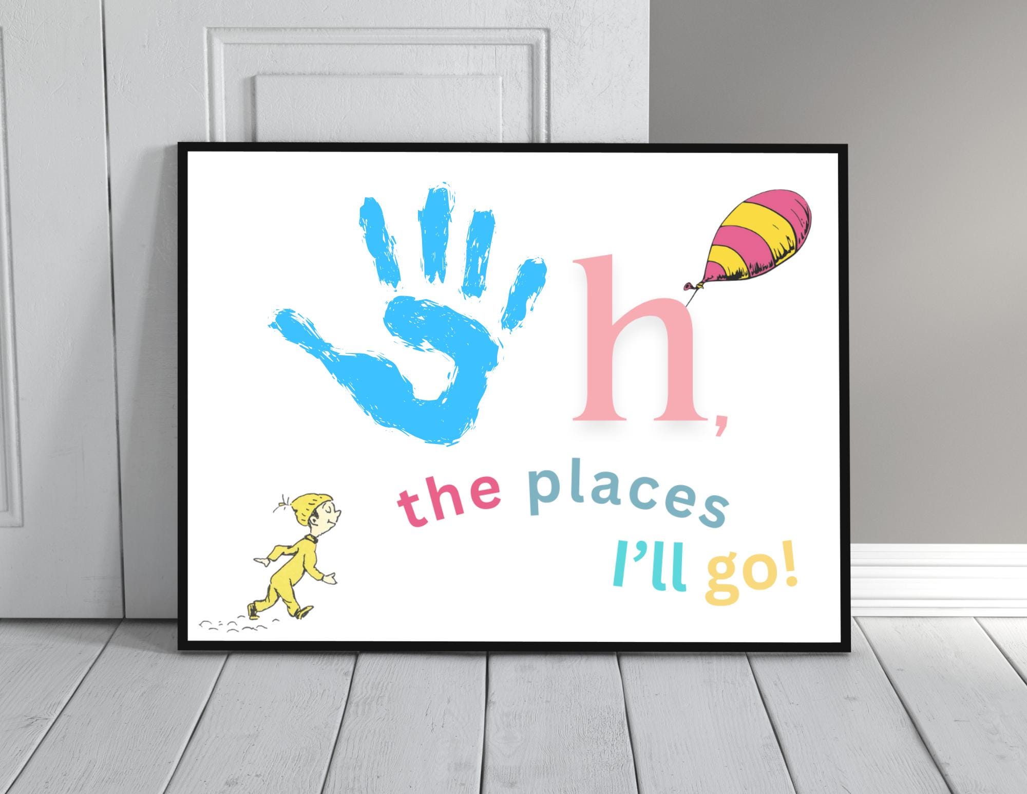 Oh the Places You'll Go Handprint Craft for Kidsdr Seuss Crafts for ...