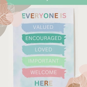 Pastel Inspire & Uplift Poster | Classroom Motivational Printable ...