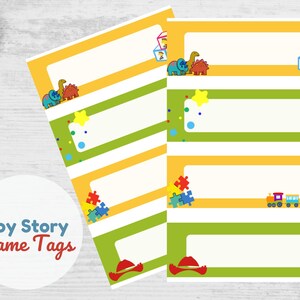 Digital Download|toy Story Name Tags|classroom Name Tags - Etsy