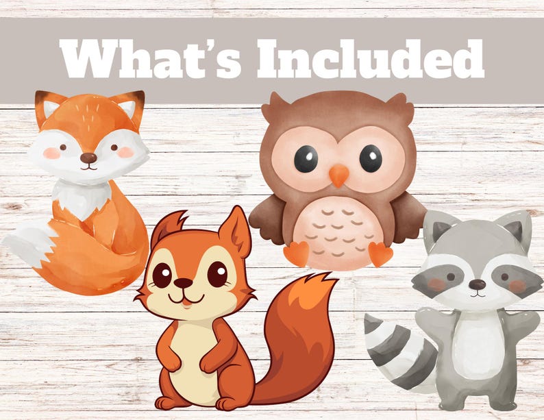 Digital Download Woodland Animals Library Bulletin Board Kit|forest ...