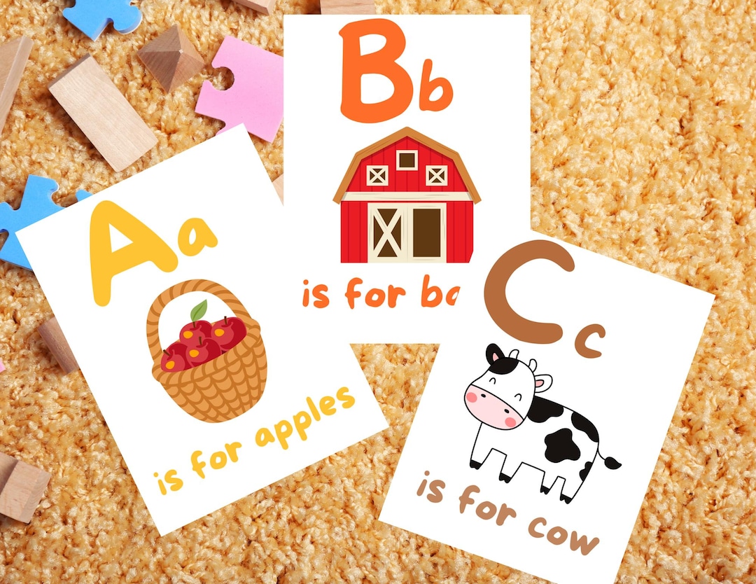 Farm Alphabet Letters | Farm Animals Classroom Decor | Alphabet Wall ...