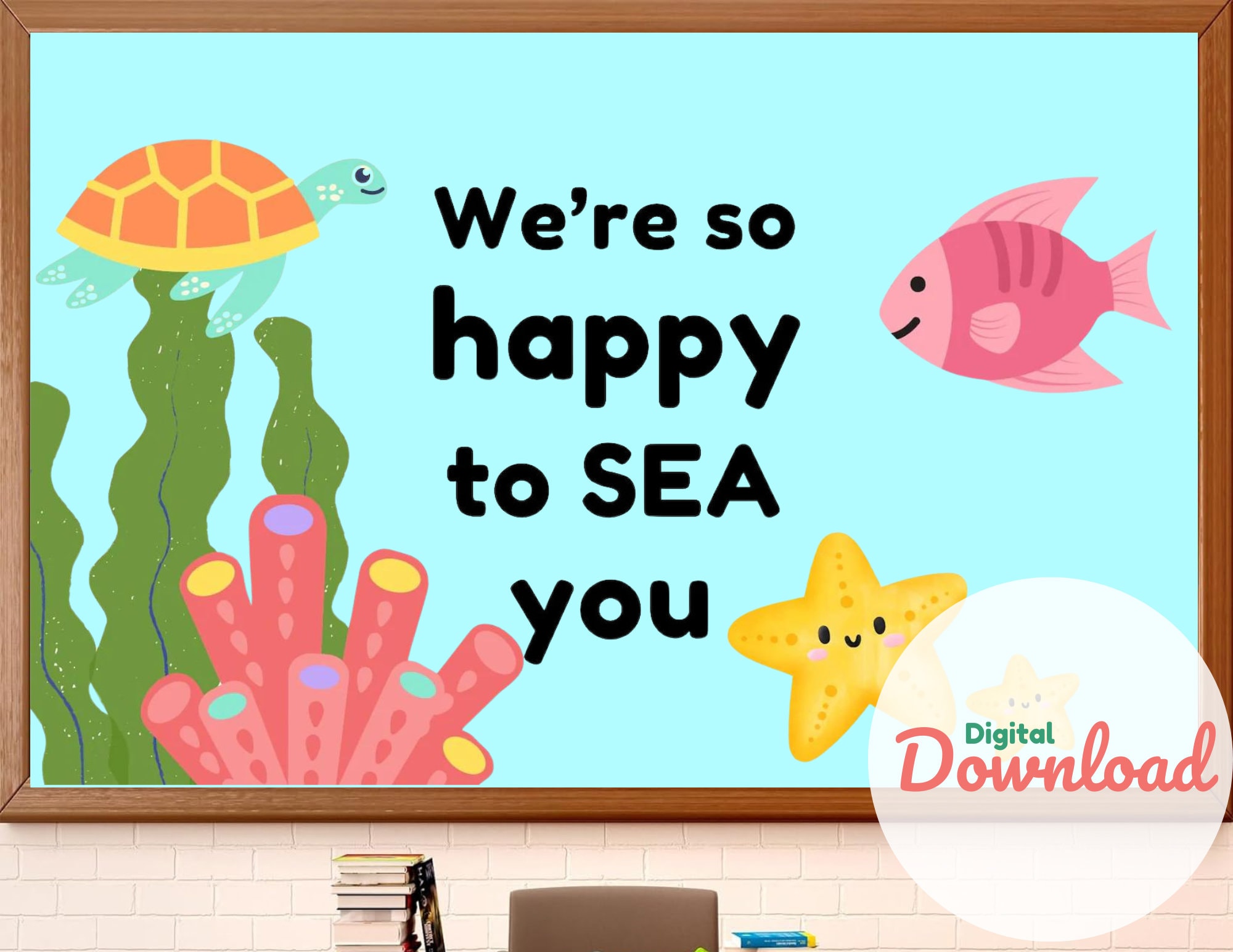 Under the Sea Bulletin Board | Ocean Classroom Decor | Sea Animals ...