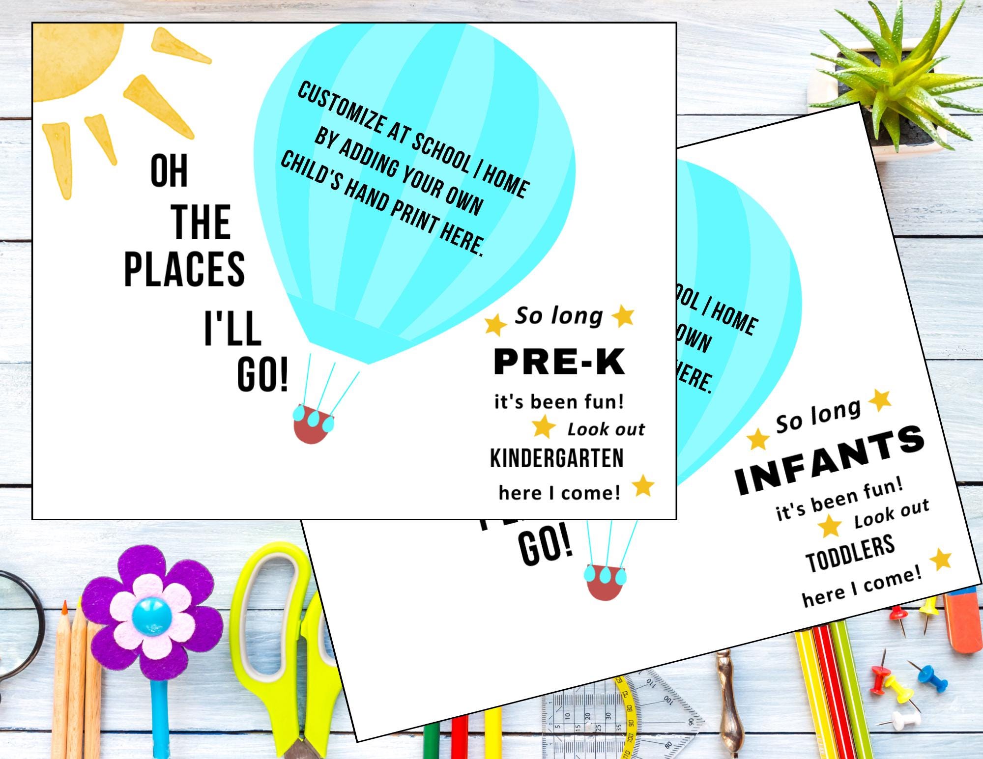 Digital Download Oh the Places You'll Go Handprint Craft for Kids|dr ...