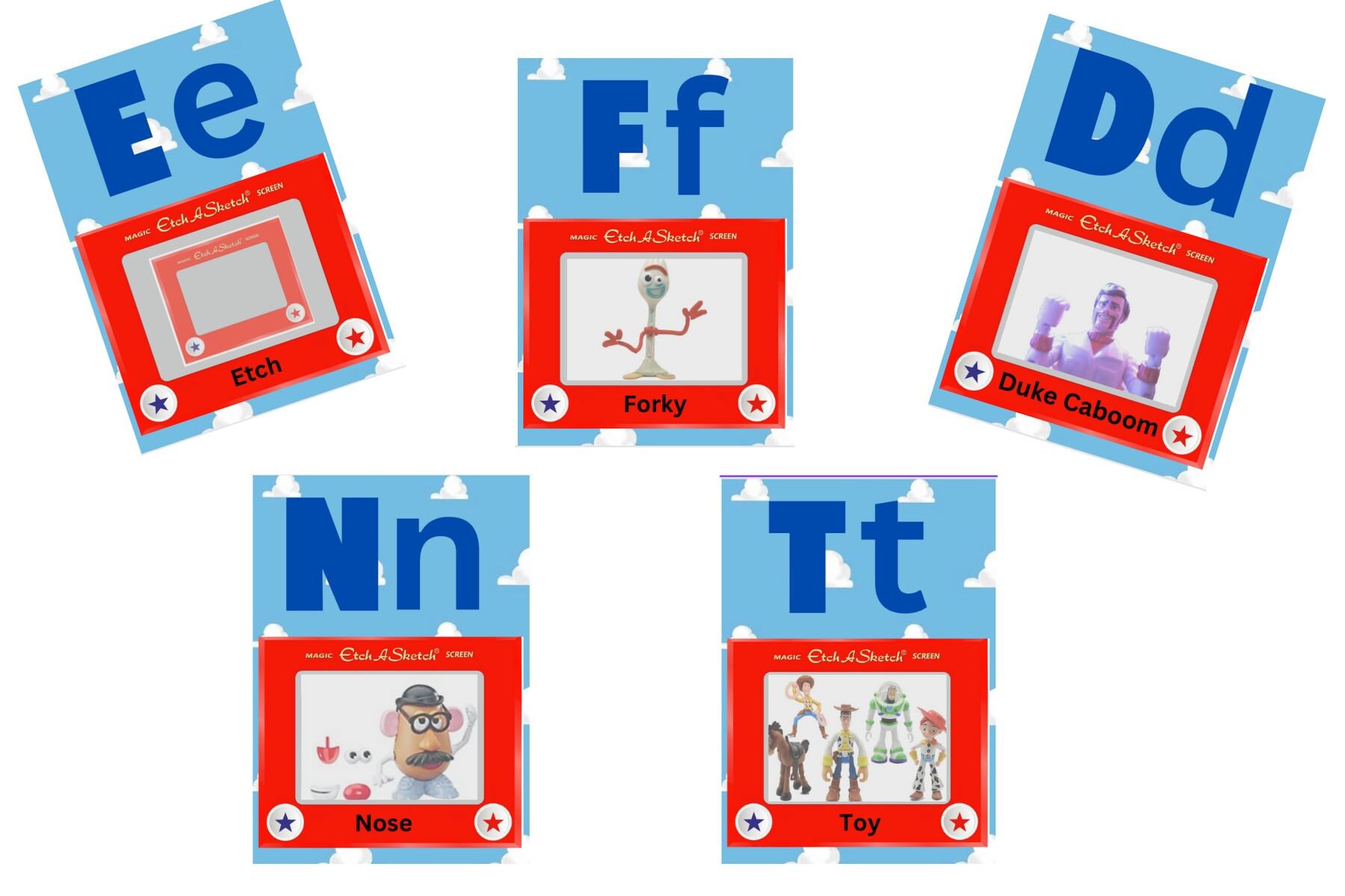 Toy Story Alphabet Letters | Disney Pixar Characters Printable | Added ...
