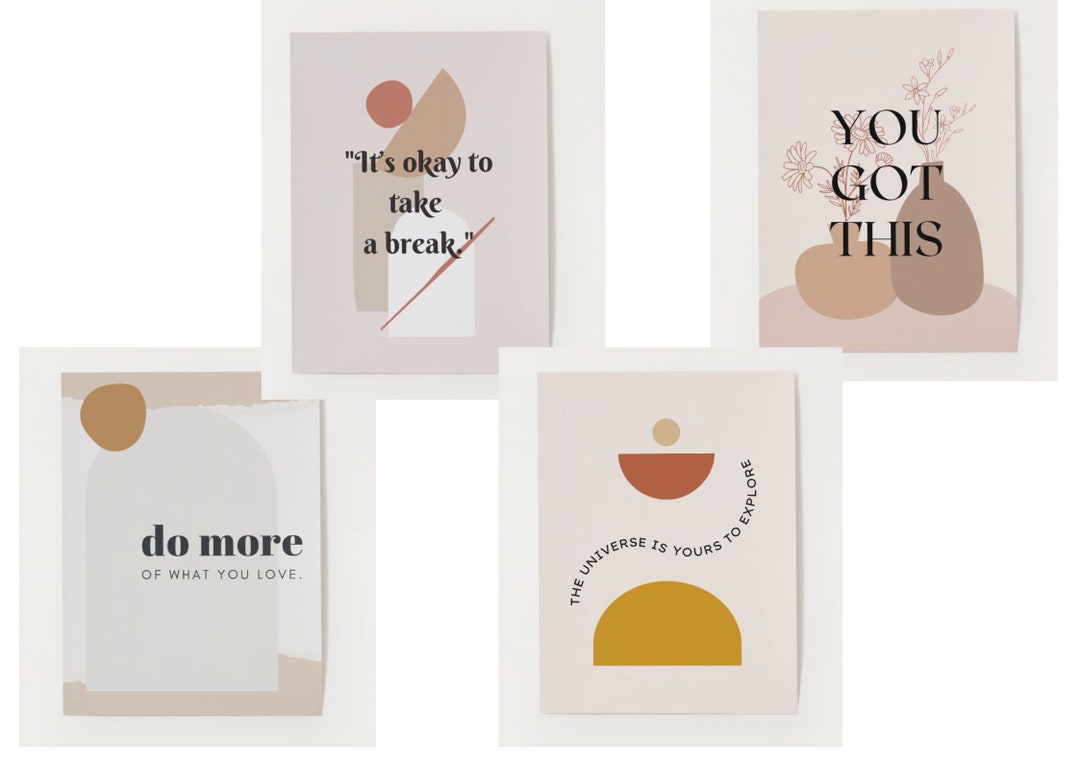 Inspirational Posters Boho Bundle | Motivational Classroom Decor ...