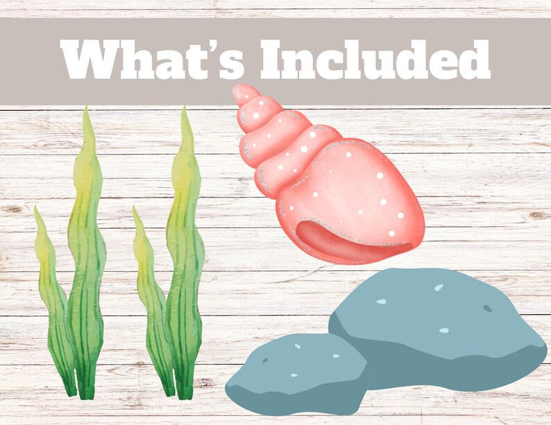 Digital Download Sea Animals Ocean Fish Nautical Themeunder the Seaback ...