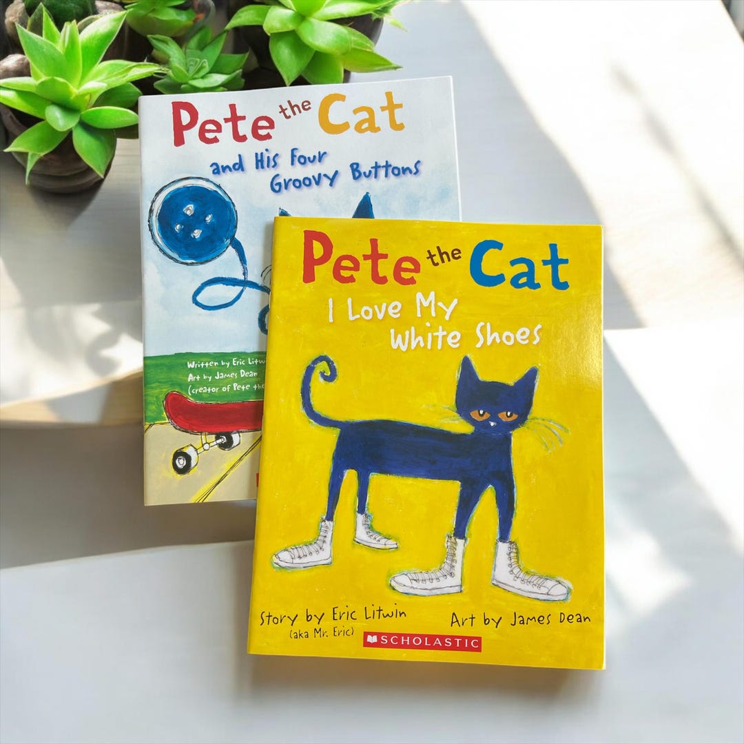 Whole Set Limited Time|scholastic Books|pete the Cat|children's Book - Etsy