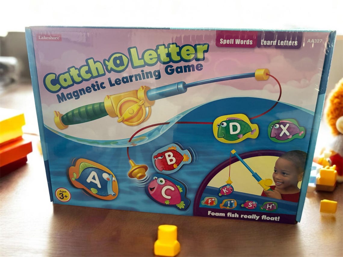 Catch a Letter Magnetic Learning Game|game|alphabet Game|learning ...