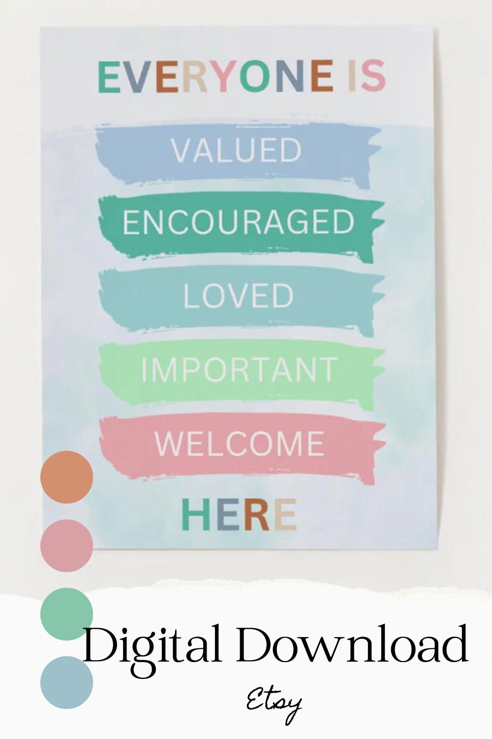 Pastel Inspire & Uplift Poster | Classroom Motivational Printable ...