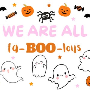 Halloween Ghost Pink Bulletin Board | Spooky Classroom Decor | Cute ...