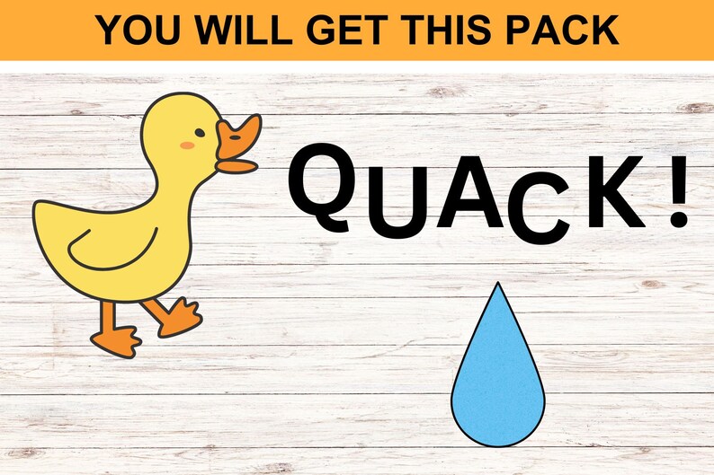 Digital Downkoad Quack! Quack! Bulletin Board Decoration - Etsy