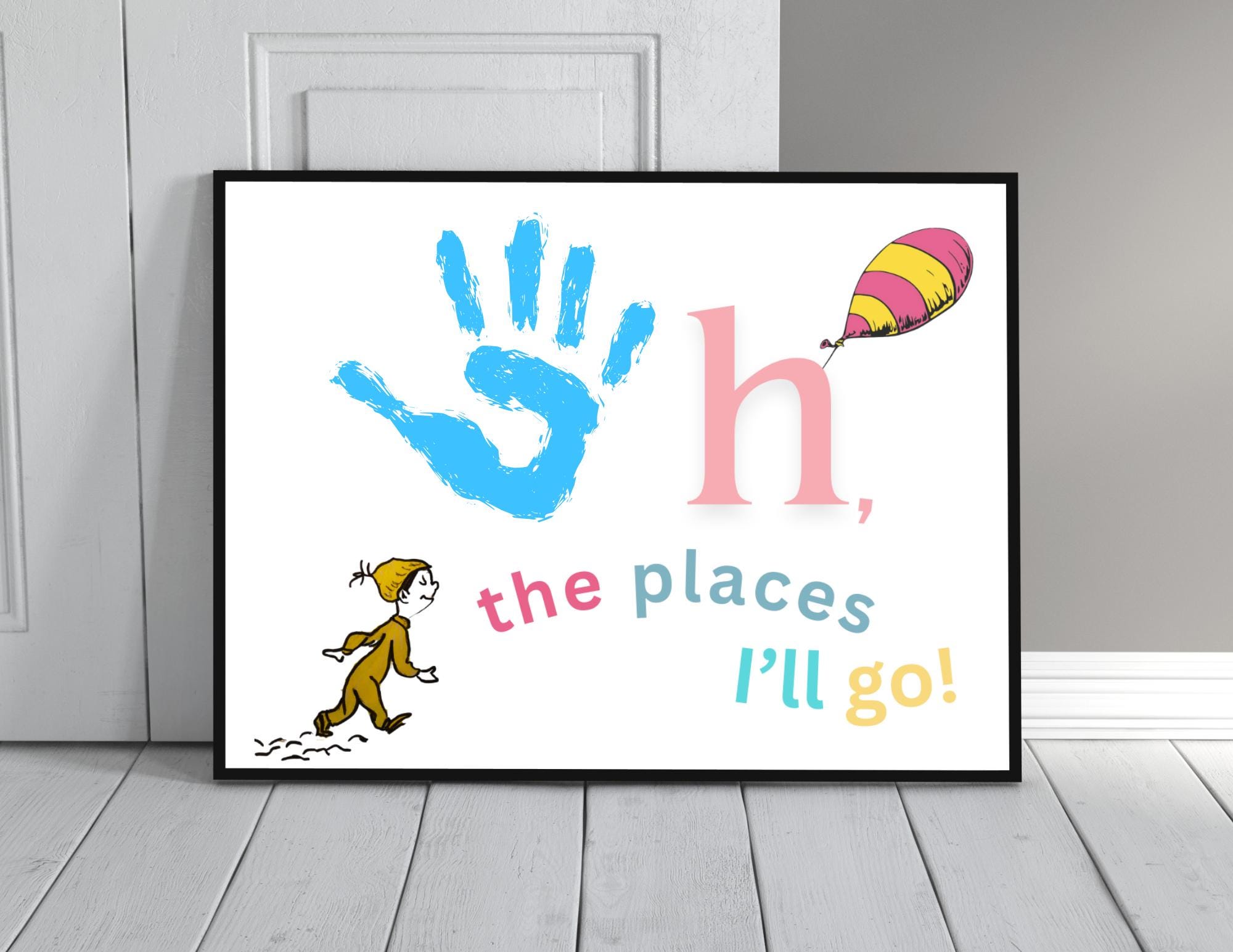 Digital Download Oh the Places You'll Go Handprint Craft for Kids|dr ...