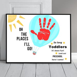 Digital Download Oh the Places You'll Go Handprint Craft for Kids|dr ...
