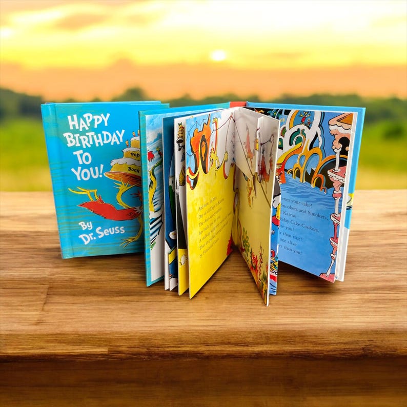 Happy Birthday to You|dr. Seuss Books|gaduation Book|pop-up Book - Etsy
