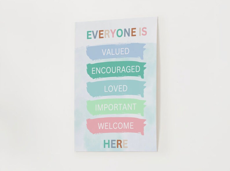 Pastel Inspire & Uplift Poster | Classroom Motivational Printable ...