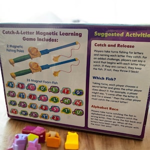 Catch a Letter Magnetic Learning Game|game|alphabet Game|learning ...
