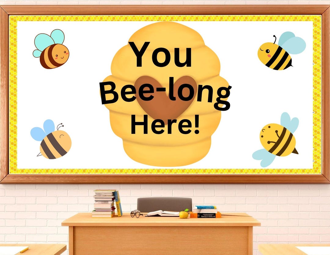 Bee Happy Classroom Decor | Alphabet Numbers Shapes Posters | Cute Bee ...