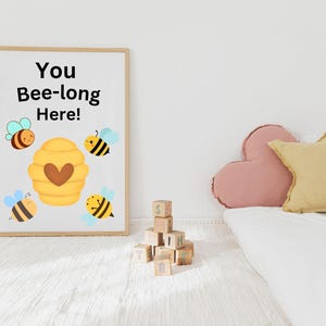 Digital Download Bee Happy Classroom Decor Set | Digital Download ...