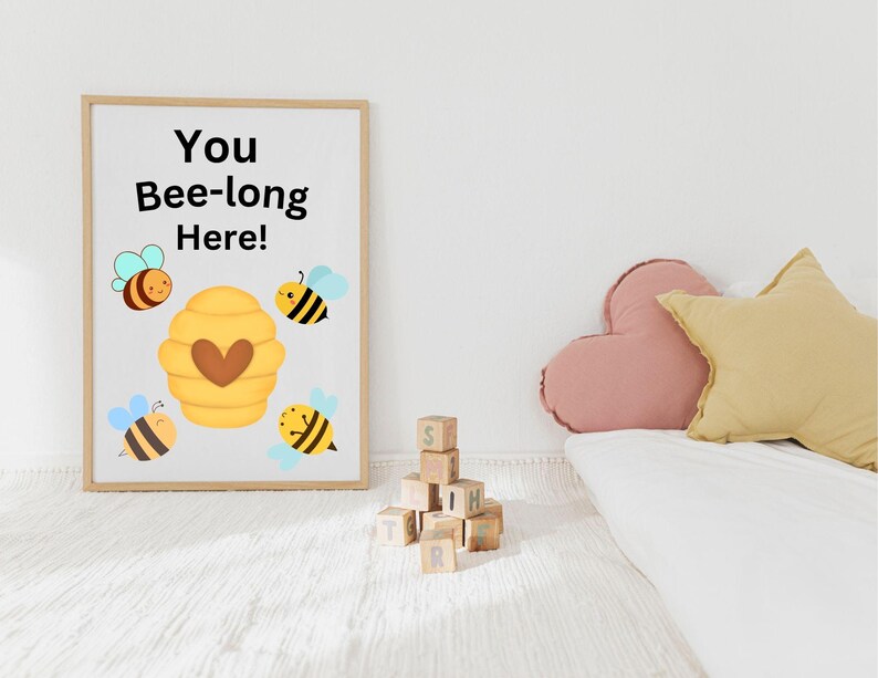 Digital Download Bee Happy Classroom Decor Set | Digital Download ...