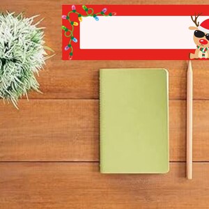 Digital Download|christmas Name Tags|classroom Name Tags - Etsy