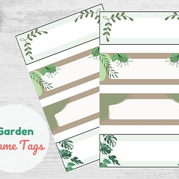 Digital Downloadunder the Sea Name Tagsclassroom Name Tags - Etsy