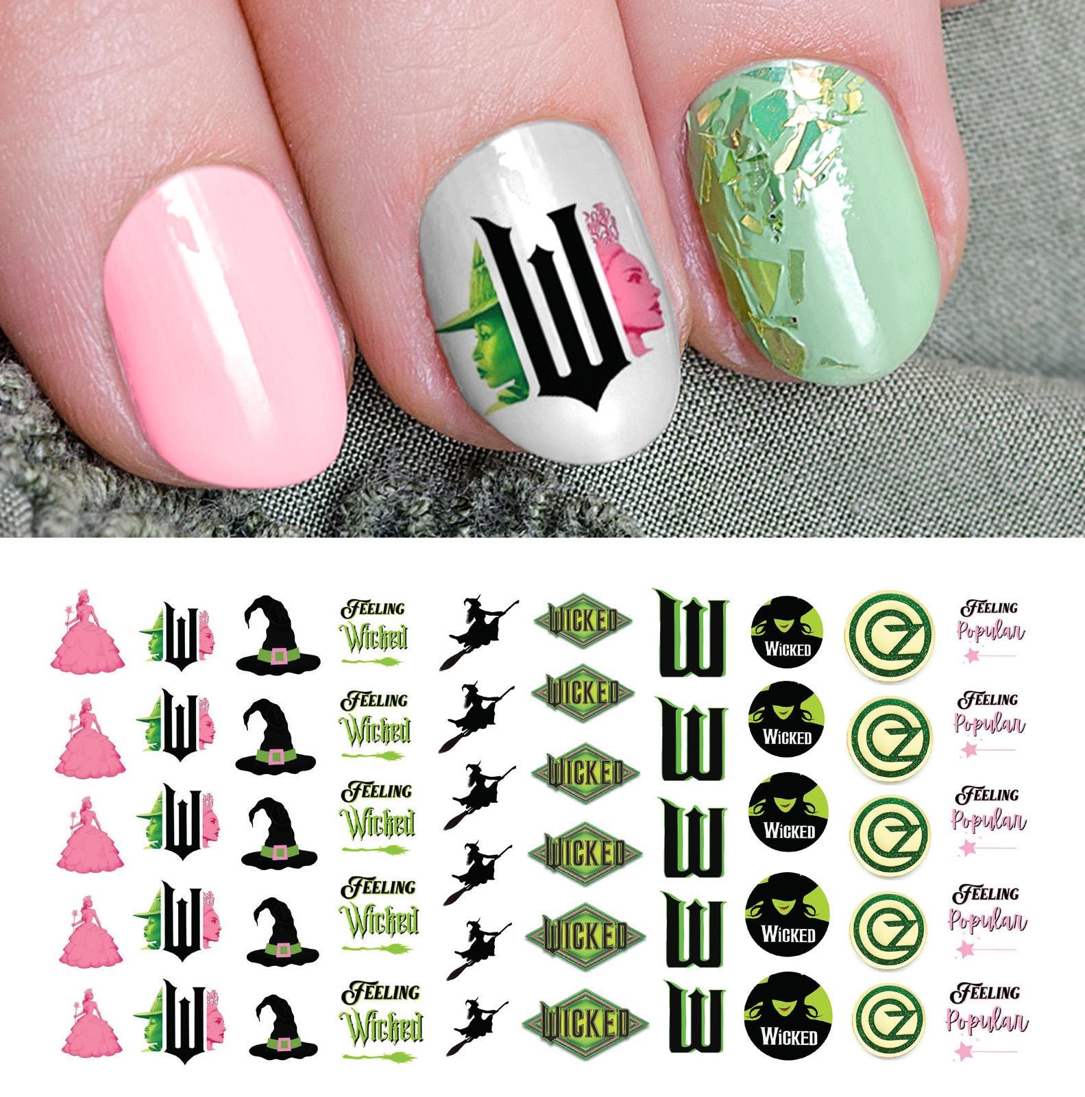 Wicked Musical Nail Decals - Etsy