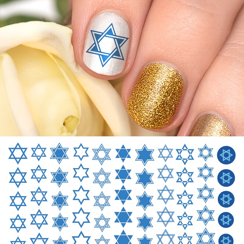 Star of David Nails - Etsy
