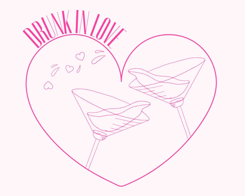 Drunk in Love Bachelorette Party Graphic - Etsy