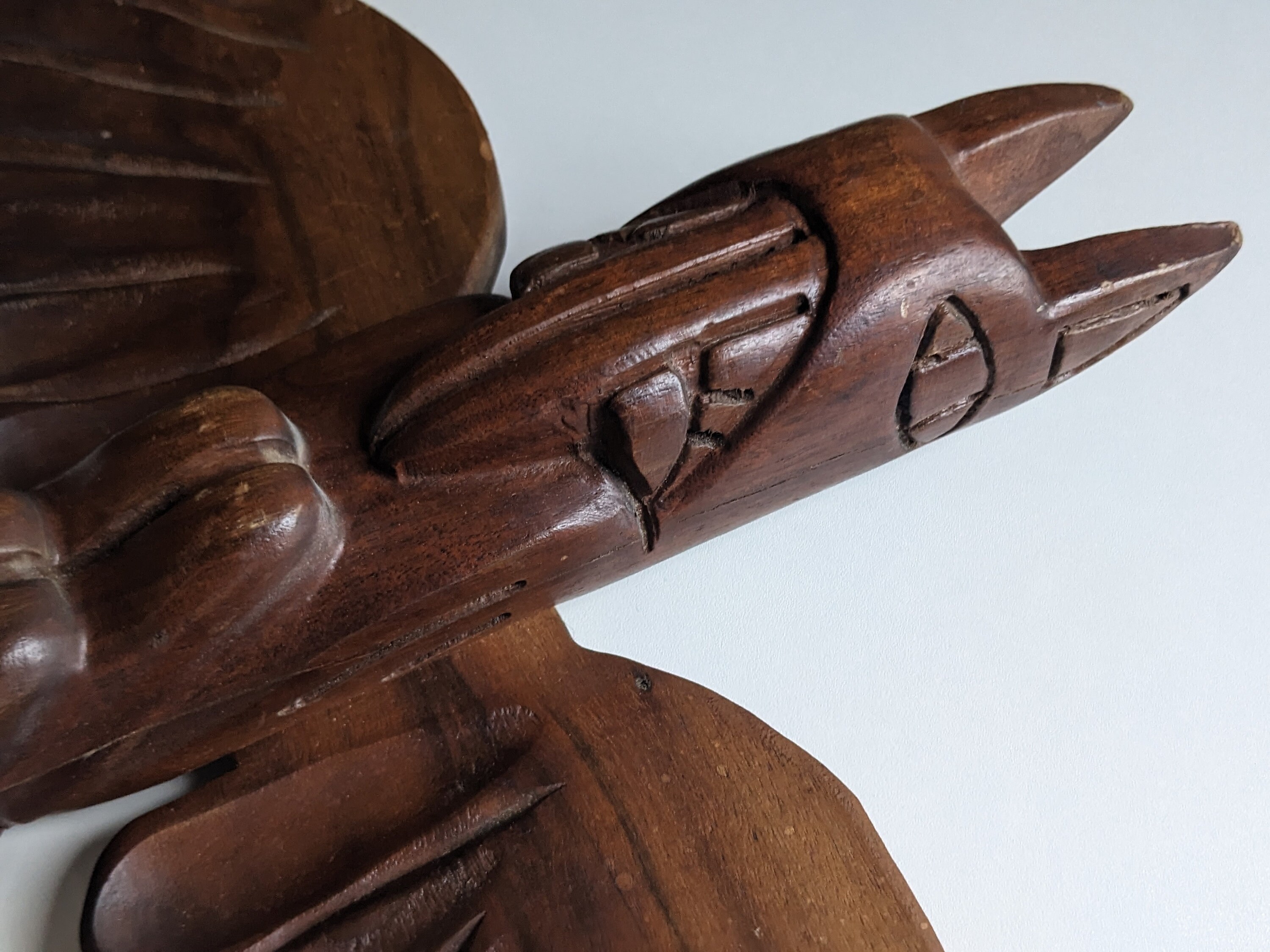 2' Tall Decorative Hanging Totem Pole Canadian Aboriginal First Nation ...